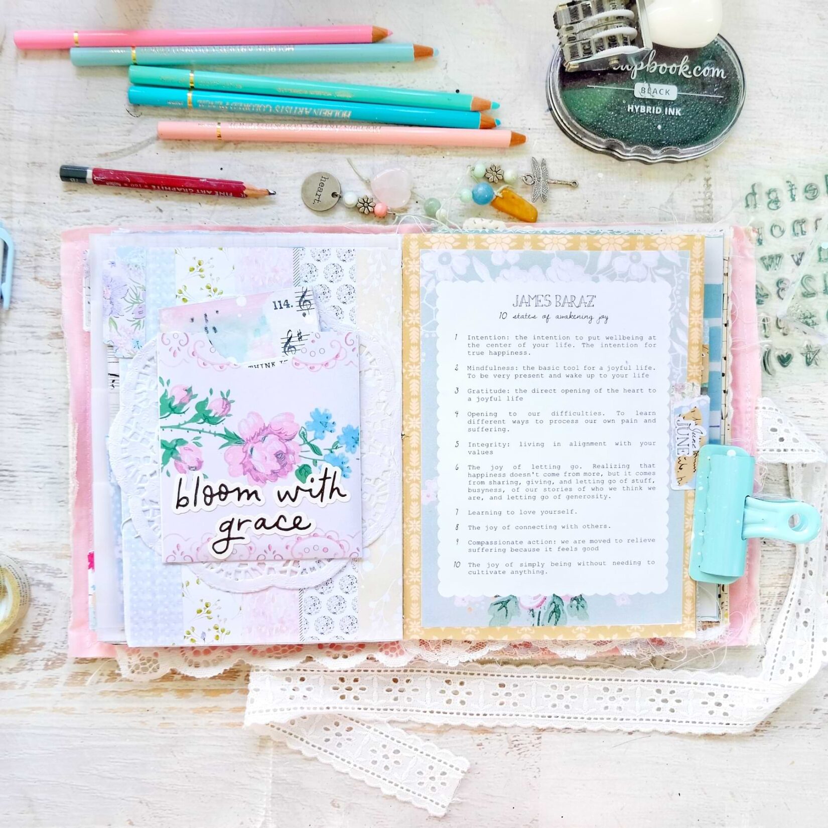 June & July in my Unraveling Journal Tiffany Julia